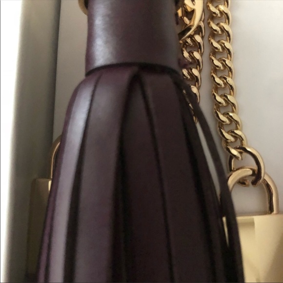 Michael Kors | Accessories | Michael Kors Mercer Leather Tassel Keychain | Poshmark